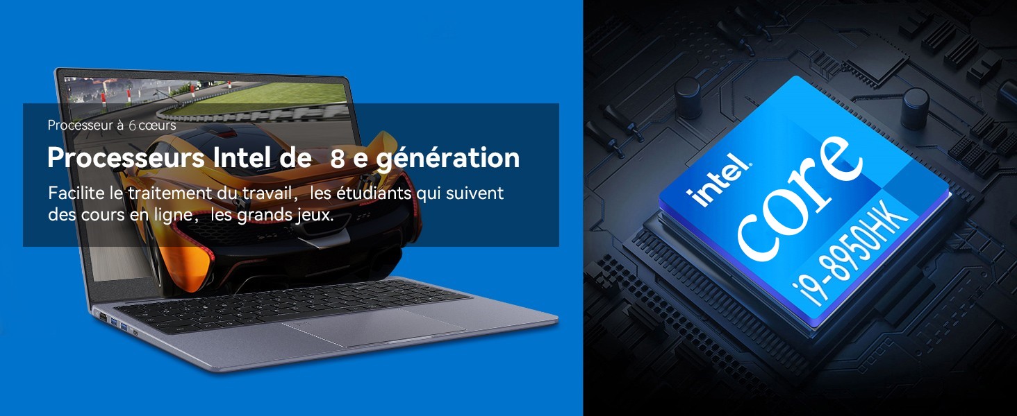 PC Portable 15,6''FullView - Intel® Core™ i9-8950HK - 32 Go RAM 1 To ...