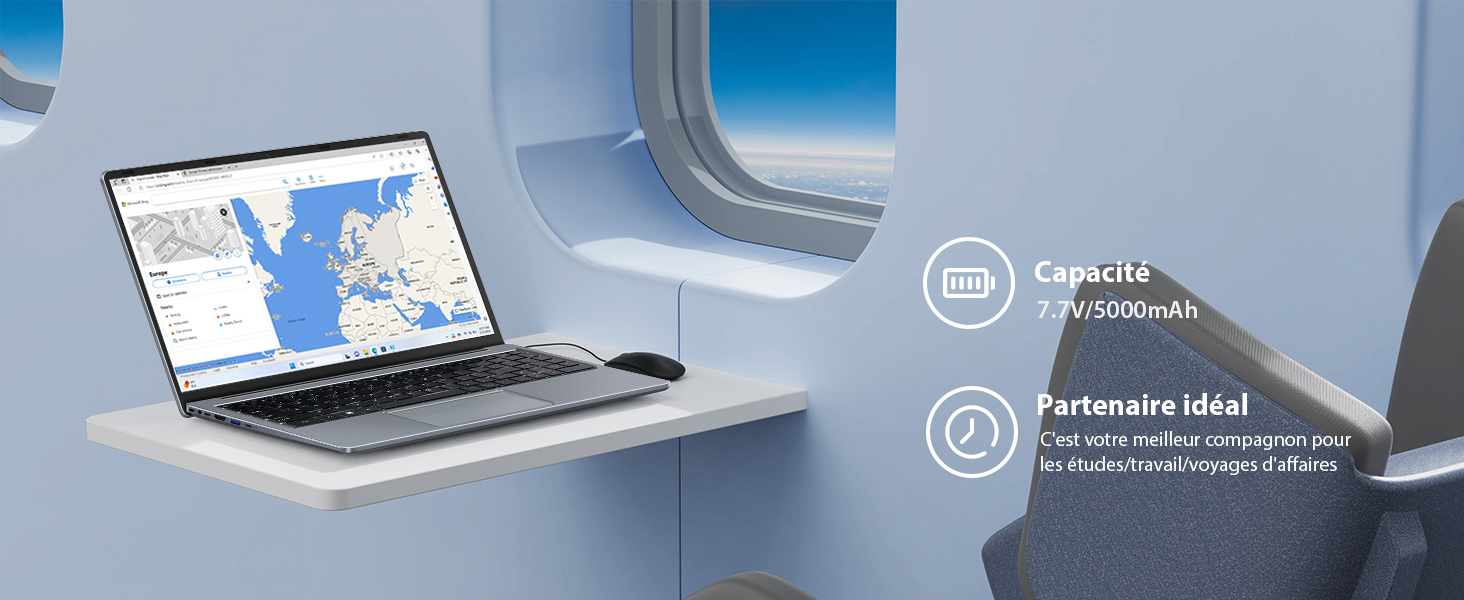 PC portable 15,6"-NVIDIA MX330 Graphique-Intel Alder Lake N95(jusqu'à 3 ...