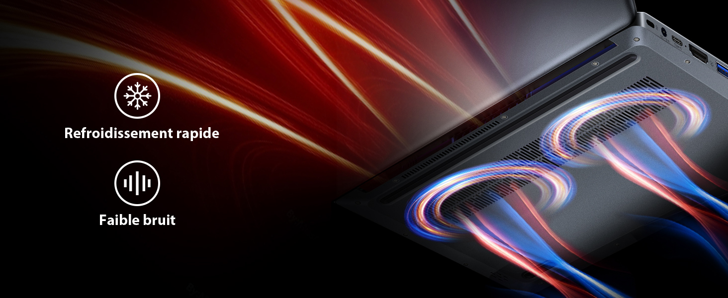 PC portable 15,6"-NVIDIA MX330 Graphique-Intel Alder Lake N95(jusqu'à 3 ...