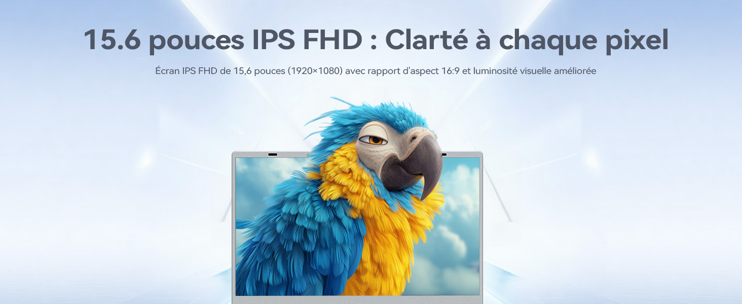 PC portable - 15.6"FHD - 16 Go de RAM 512 Go SSD - Intel® Pentium® Gold ...