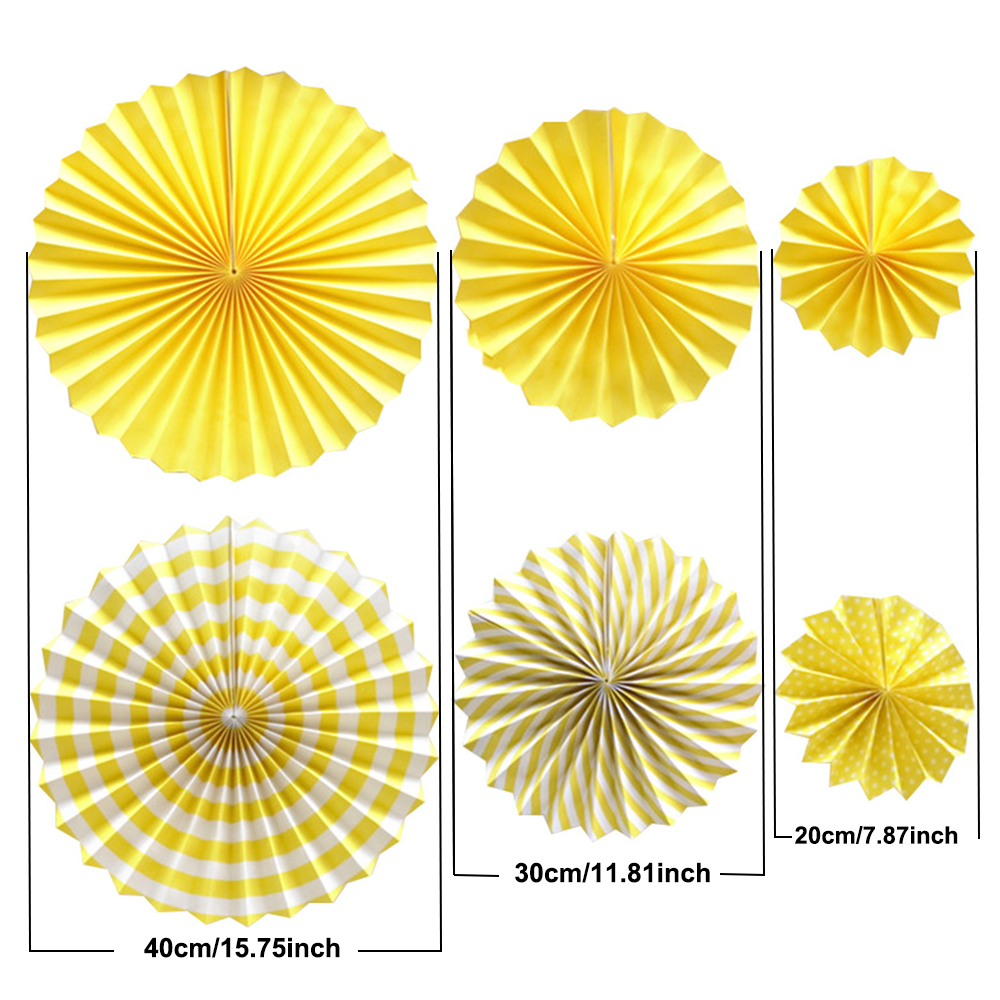 Printing Vintage Wheel Tissue Paper Hanging Fans Flower Craft Party ...