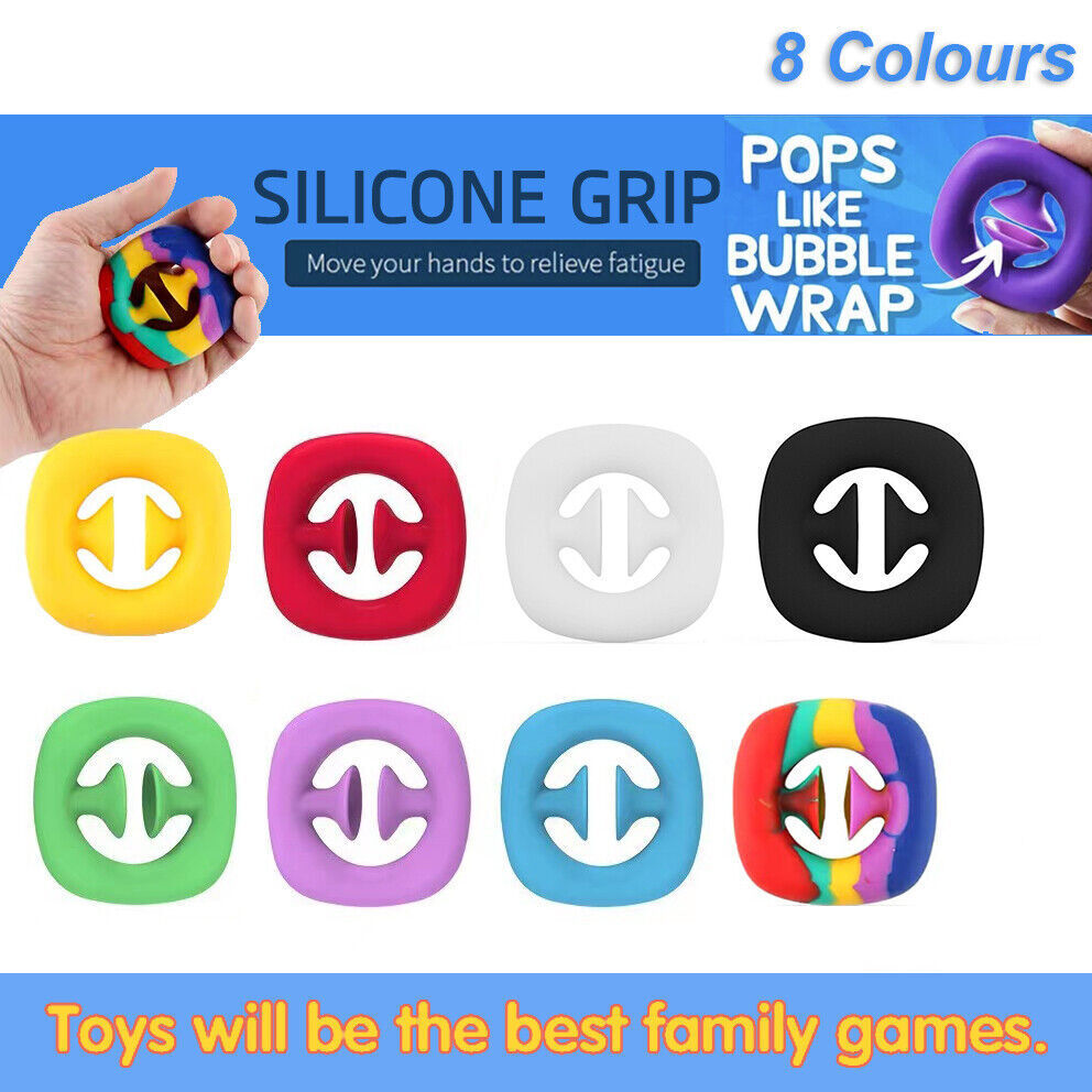 Tool Autism Grip Play Strength Hand Sensory Snap Fidget Toy Squeeze ...