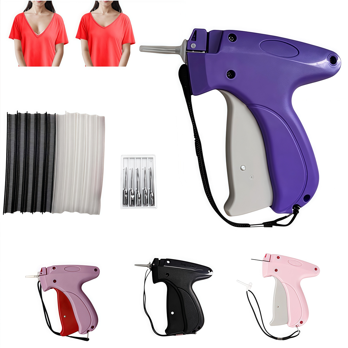 QUICK CLOTHING FIXER Multifunction Clothes Fine Micro Stitch Gun for ...