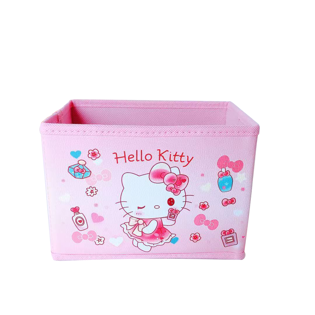 Collapsible Storage Bin,Cute Storage Box Foldable Baskets Office Desk ...