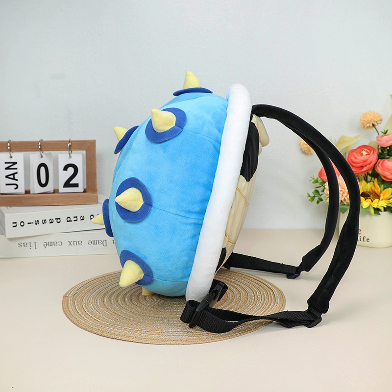 Super Mario Bros Koopa Backpack Plush Toys 12" Soft Stuffed Dolls Bag ...