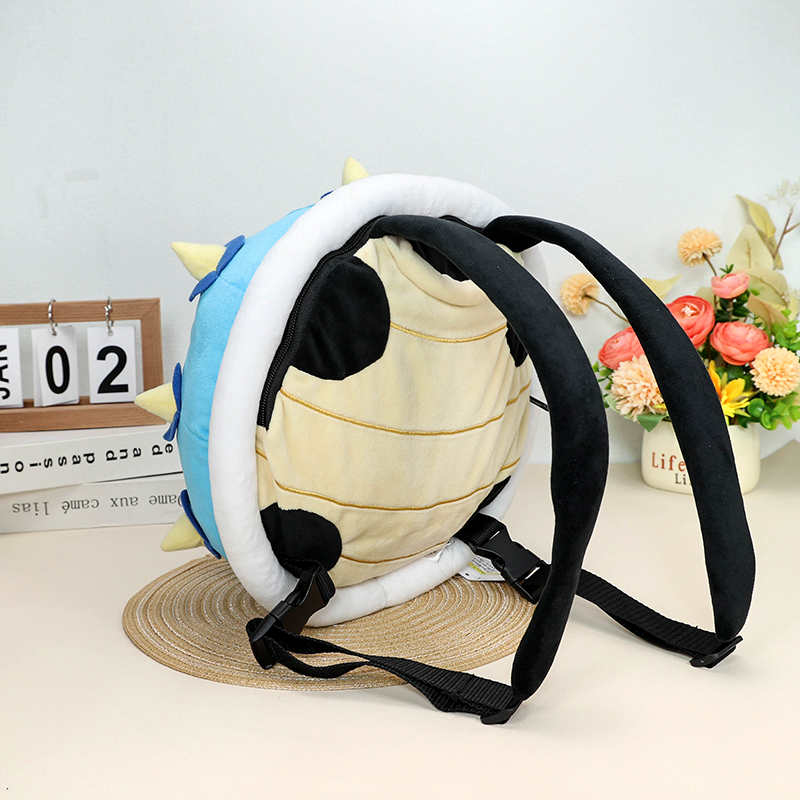 Super Mario Bros Koopa Backpack Plush Toys 12" Soft Stuffed Dolls Bag ...