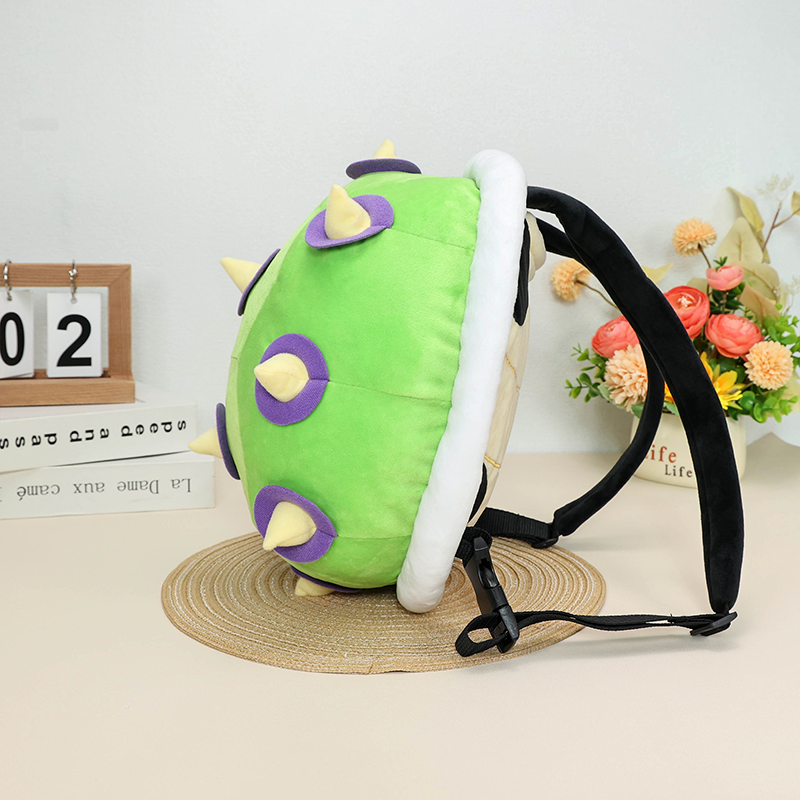 Super Mario Bros Koopa Backpack Plush Toys 12" Soft Stuffed Dolls Bag ...