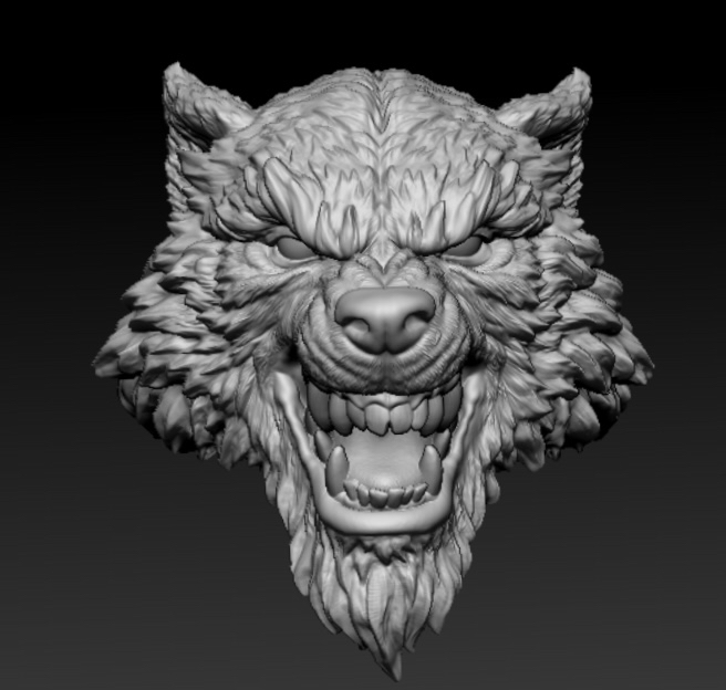 1:6 1:12 1:18 Werewolf Wolf animals Head Sculpt Fit 12" 6" 3.75" Action ...