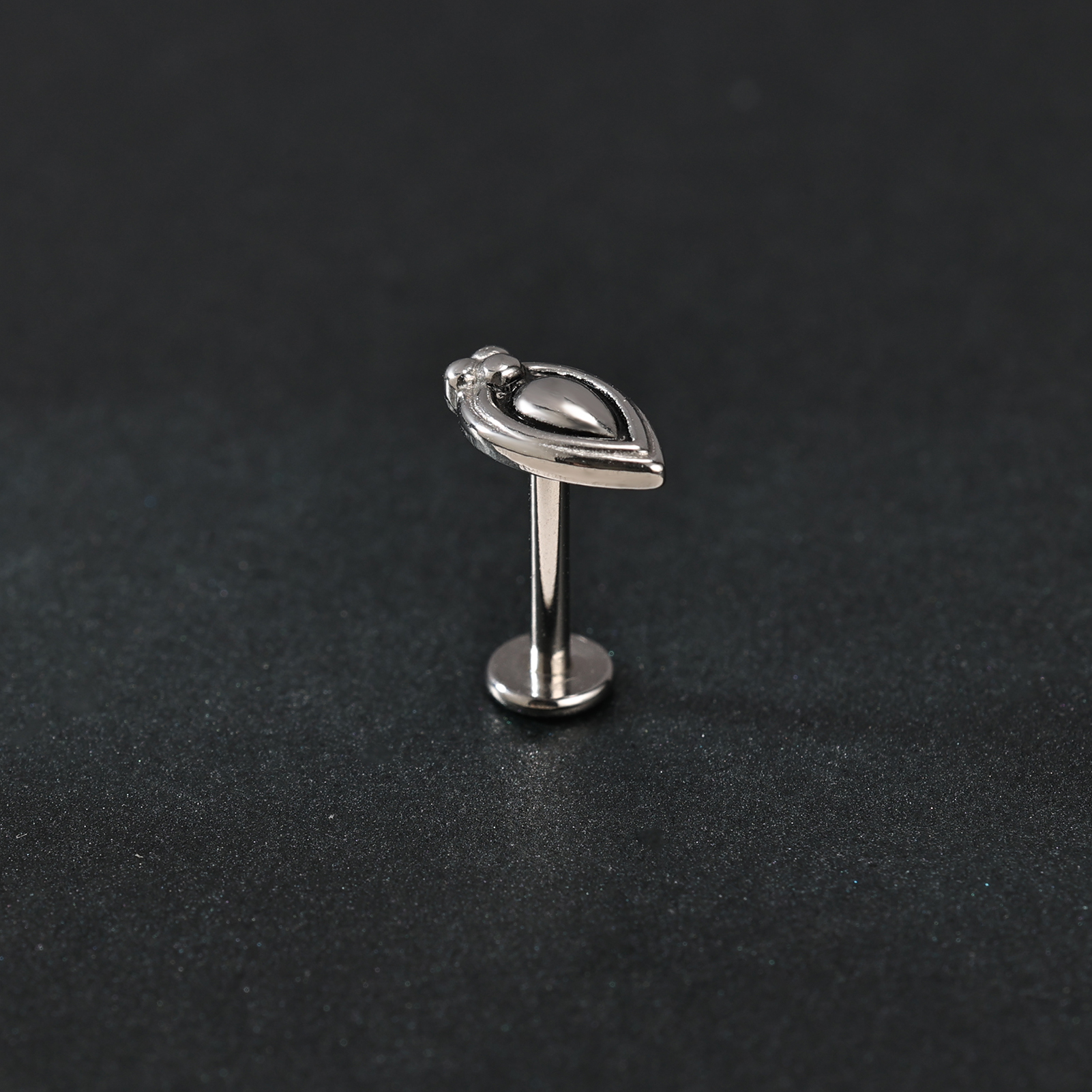 16g Stainless Steel Labret Lip Stud Internal Thread Earring Helix Conch ...