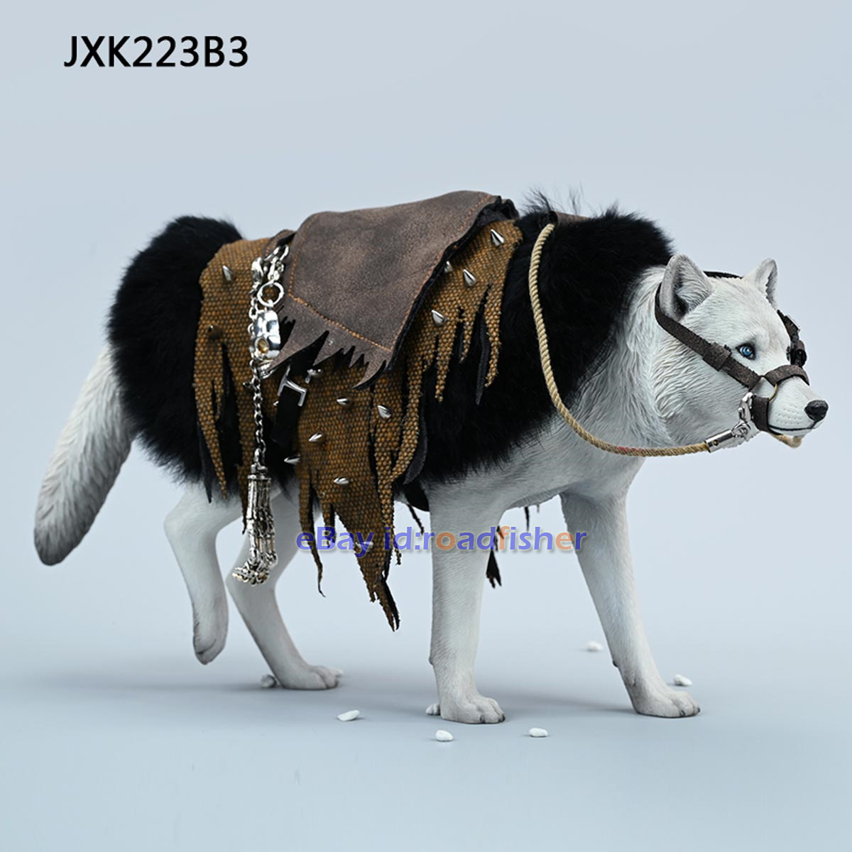 JXK 1/6 Common Gray Wolf Model Animal Figure Collection Decor Toy IN ...