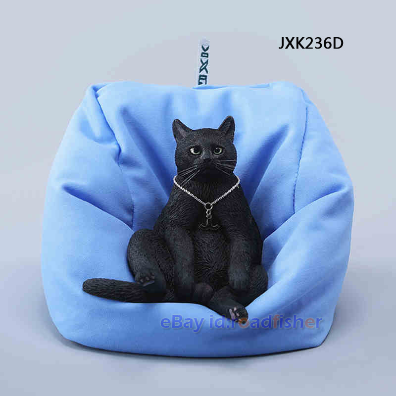 JXK 1/6 Lazy Cat 9.0 Model Movable Head Cat Cute Animal Collection ...