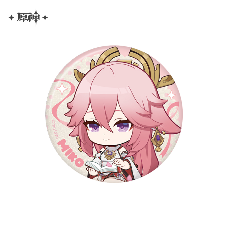miHoYo Genshin Impact Badge Starlight Reverie Official Pins Cute Emblem ...
