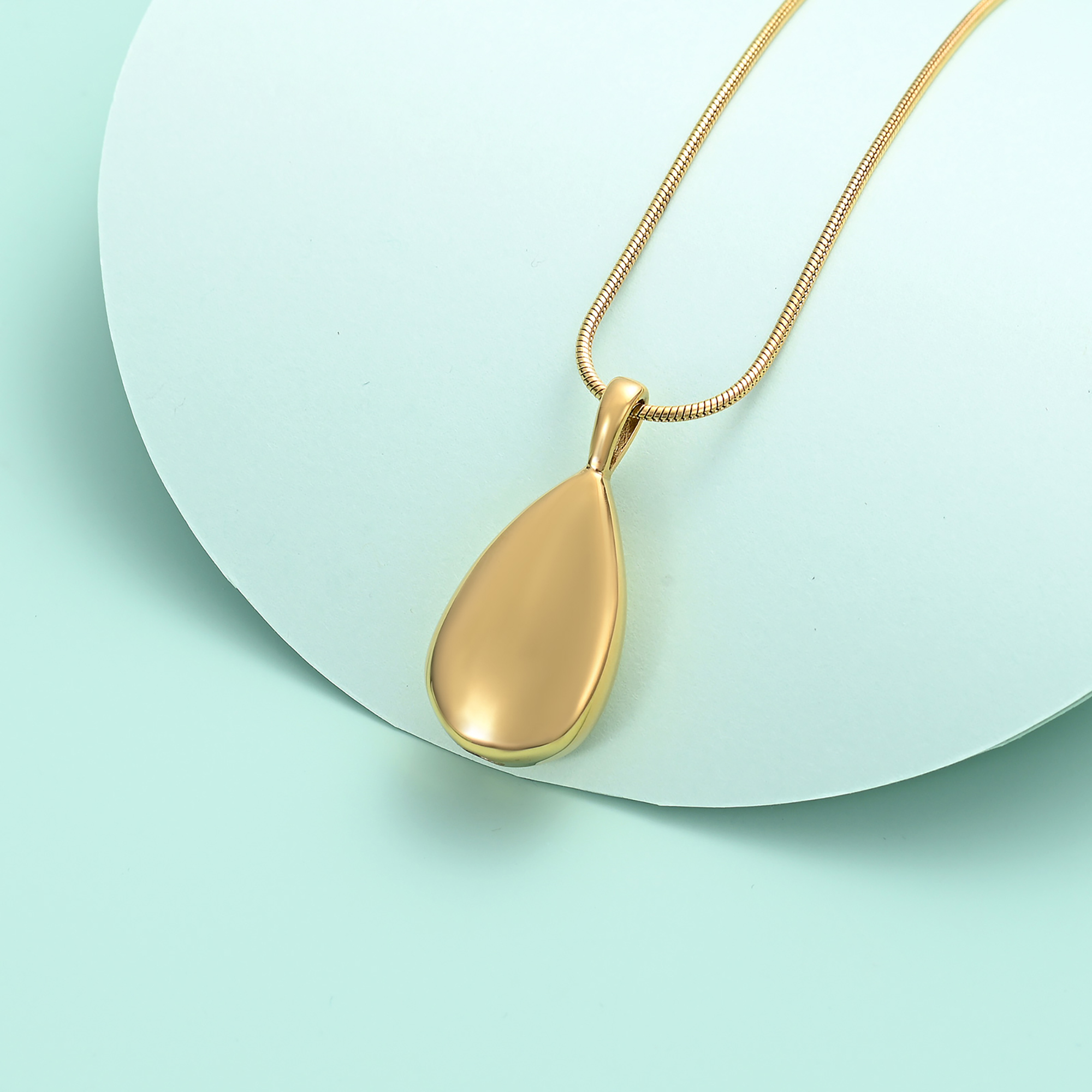 Urn Pendant Necklace Teardrop Cremation Jewelry for Ashes Memorial ...