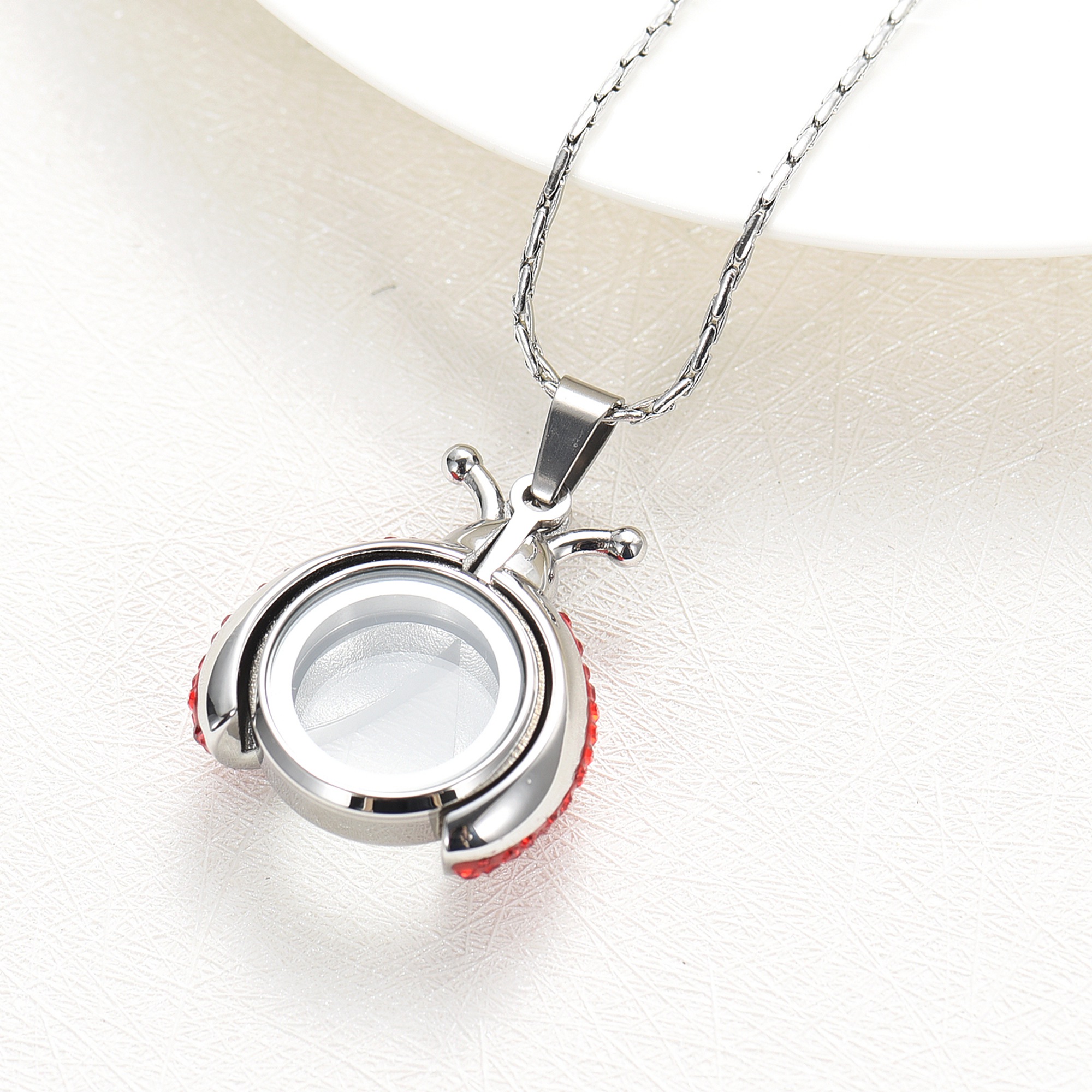 Cremation Jewelry Flying Ladybug Urn Necklace for Ashes Urn Keepsake ...