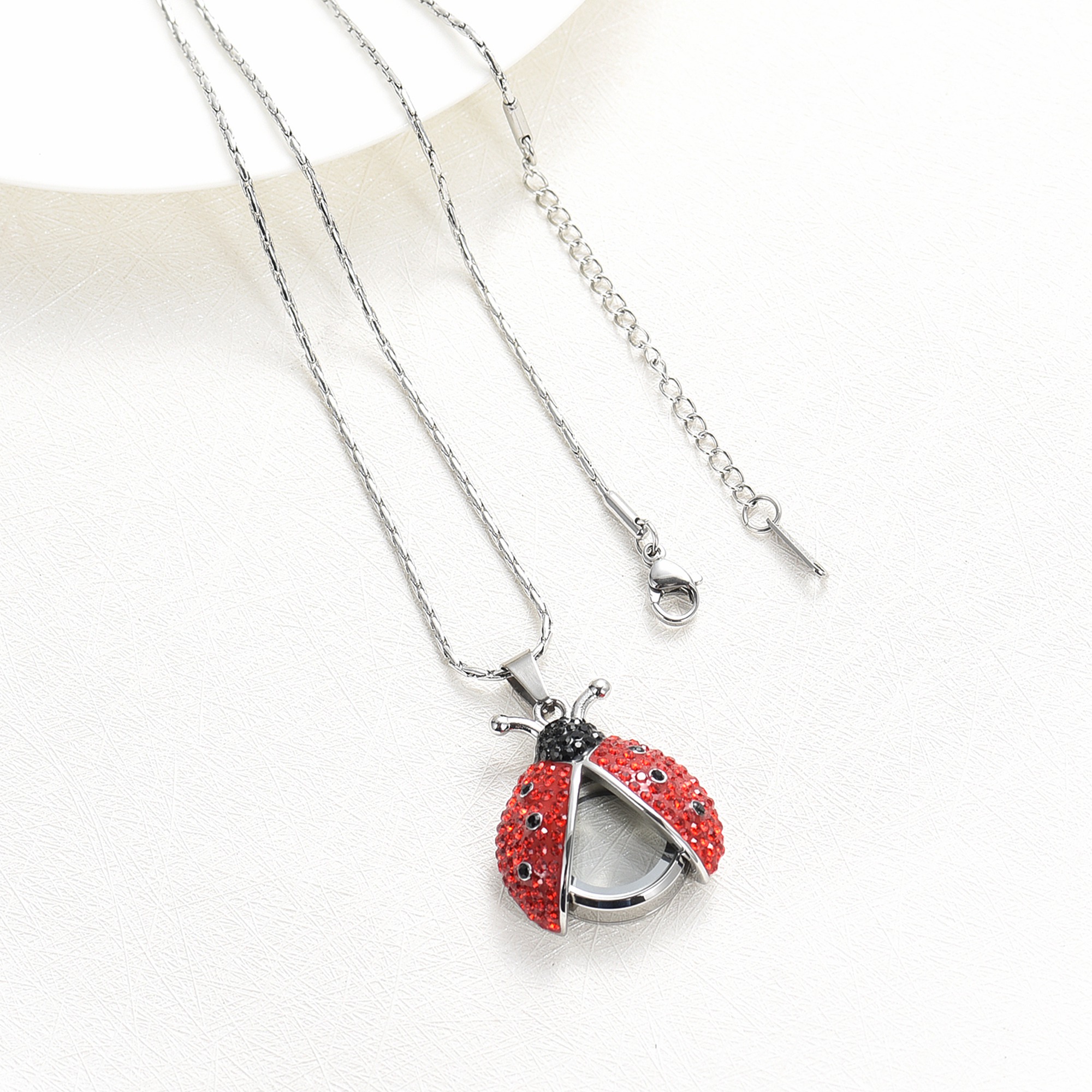 Cremation Jewelry Flying Ladybug Urn Necklace for Ashes Urn Keepsake ...