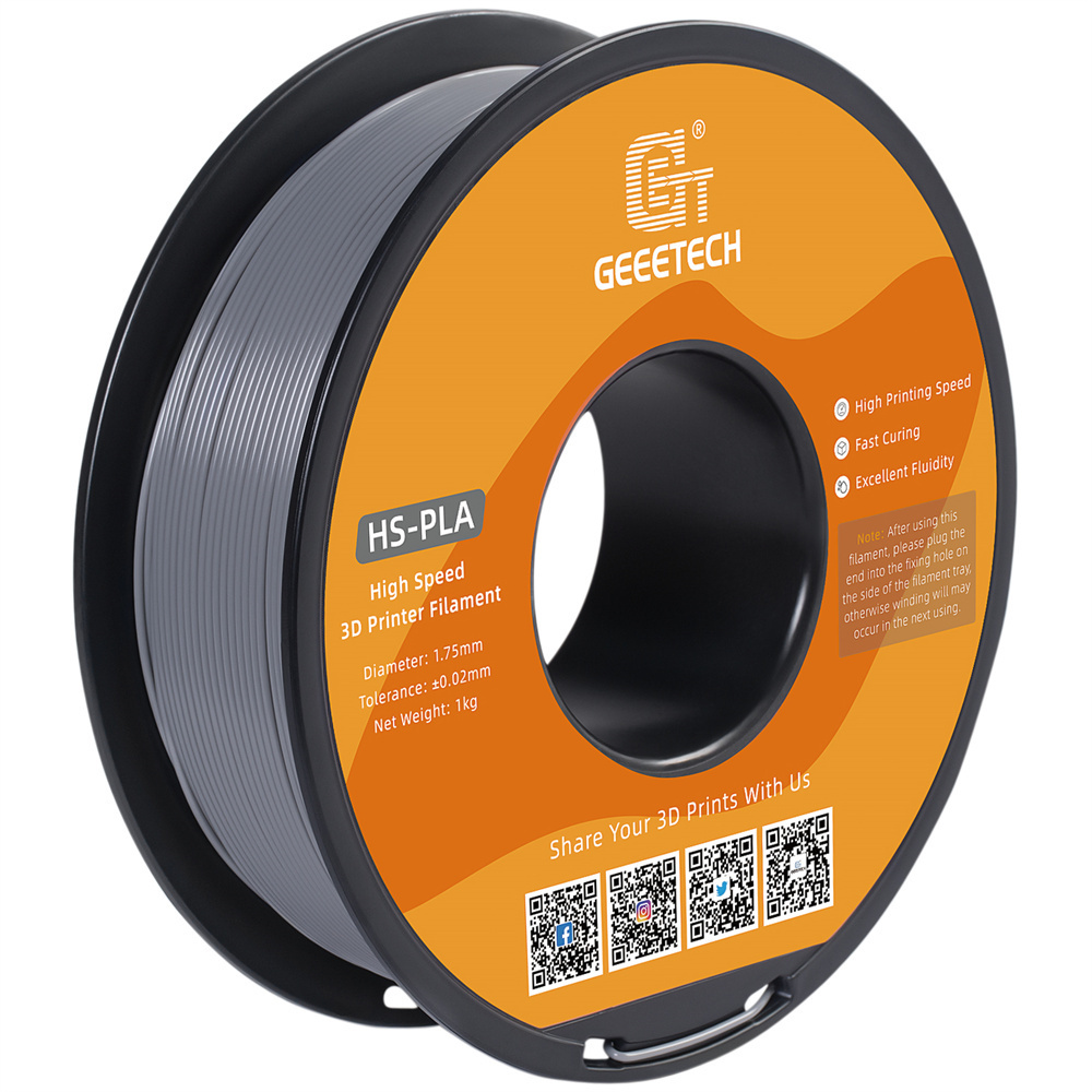 Geeetech 3D Printer HS-PLA Filament 1.75mm1KG multicolor For High Speed ...