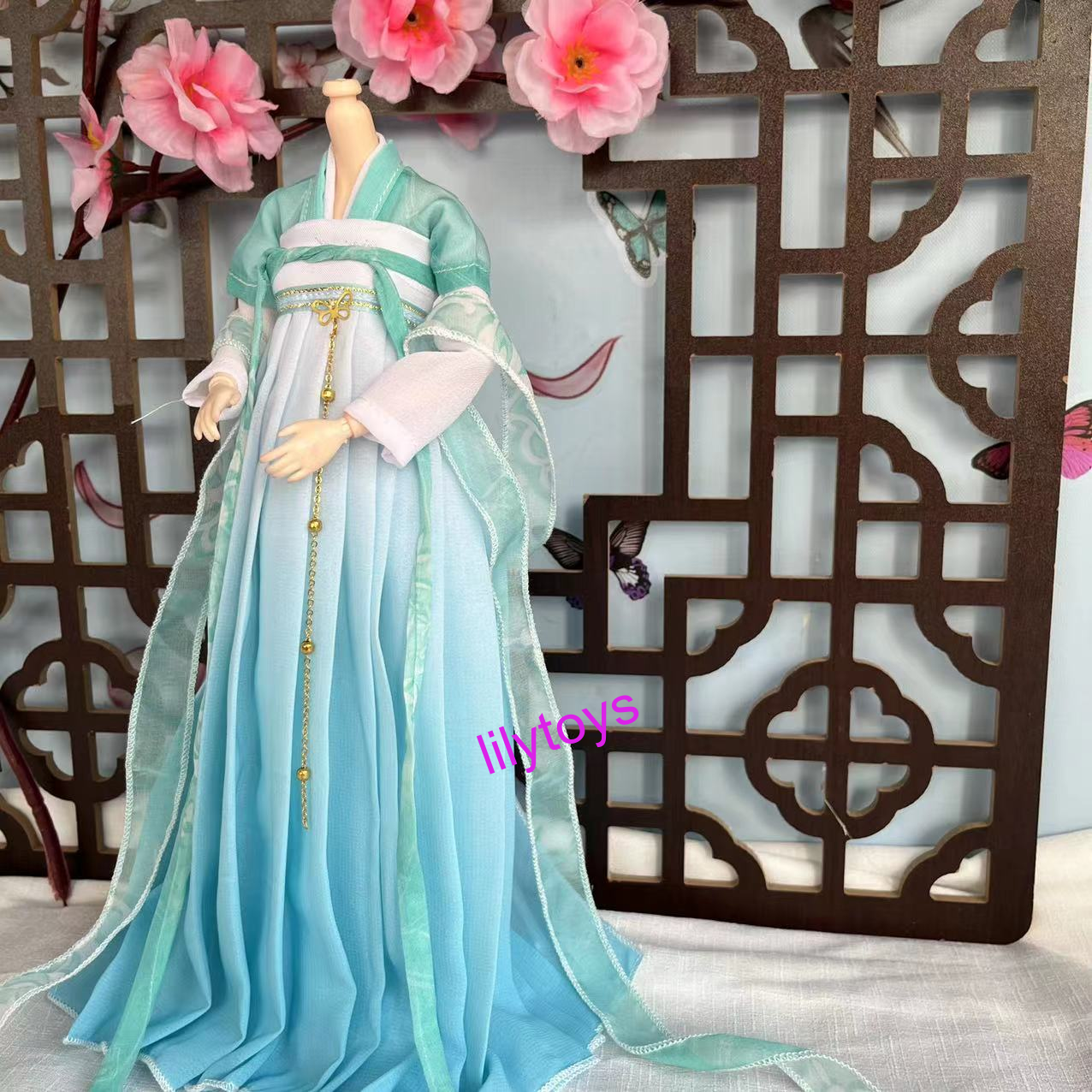 Lilytoys 4 Model 1/6 Female Hanfu Dress Costume Set for 12" Action ...