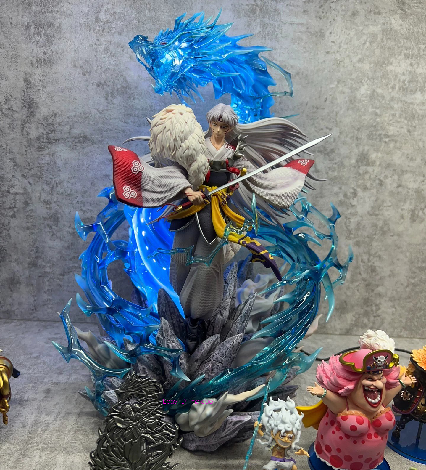 TF Studio Sesshoumaru Resin Figurine Statue Collectibles with led 45cm ...