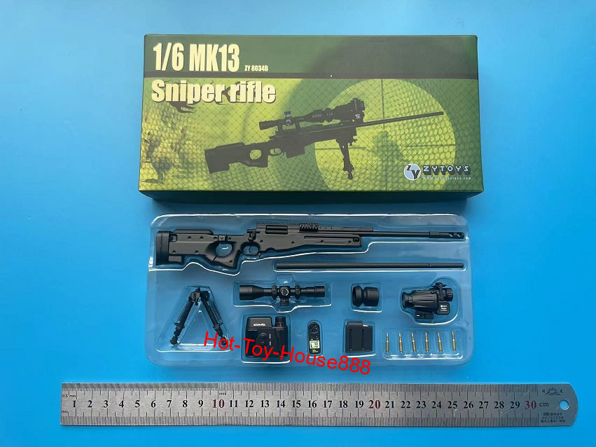 1/6 MK13 Sniper Rifle Soldier Weapon DRAGON Soviet For 12" Hot Toys ...