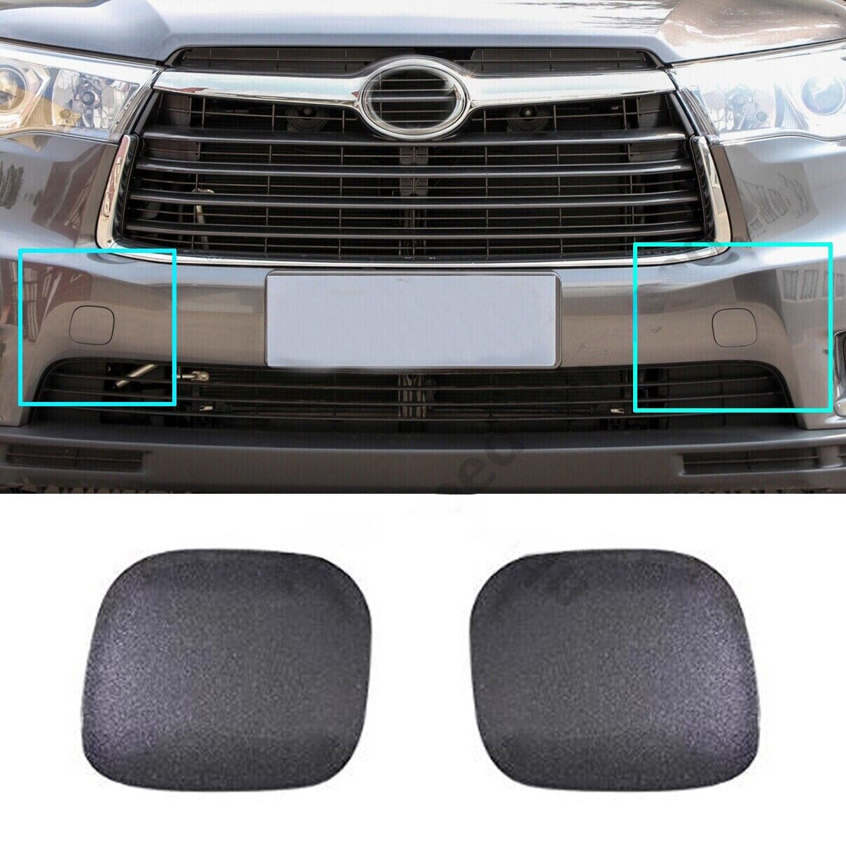 Front Bumper Tow Hook Cover Cap For Toyota Highlander 2014-2016 52128 ...