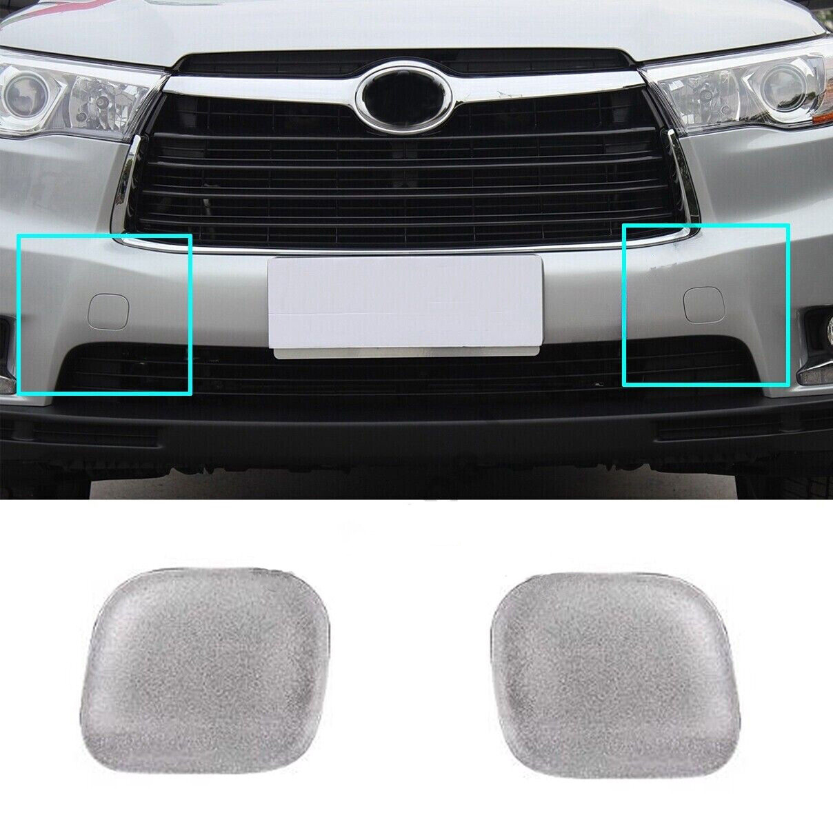 Front Bumper Tow Hook Cover Cap For Toyota Highlander 2014-2016 52128 ...